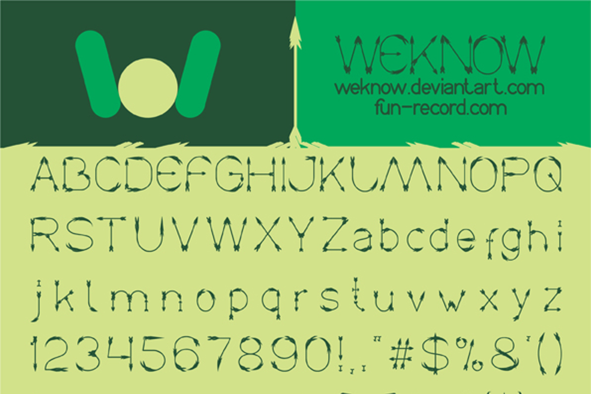 Crow Chief Font | weknow | FontSpace