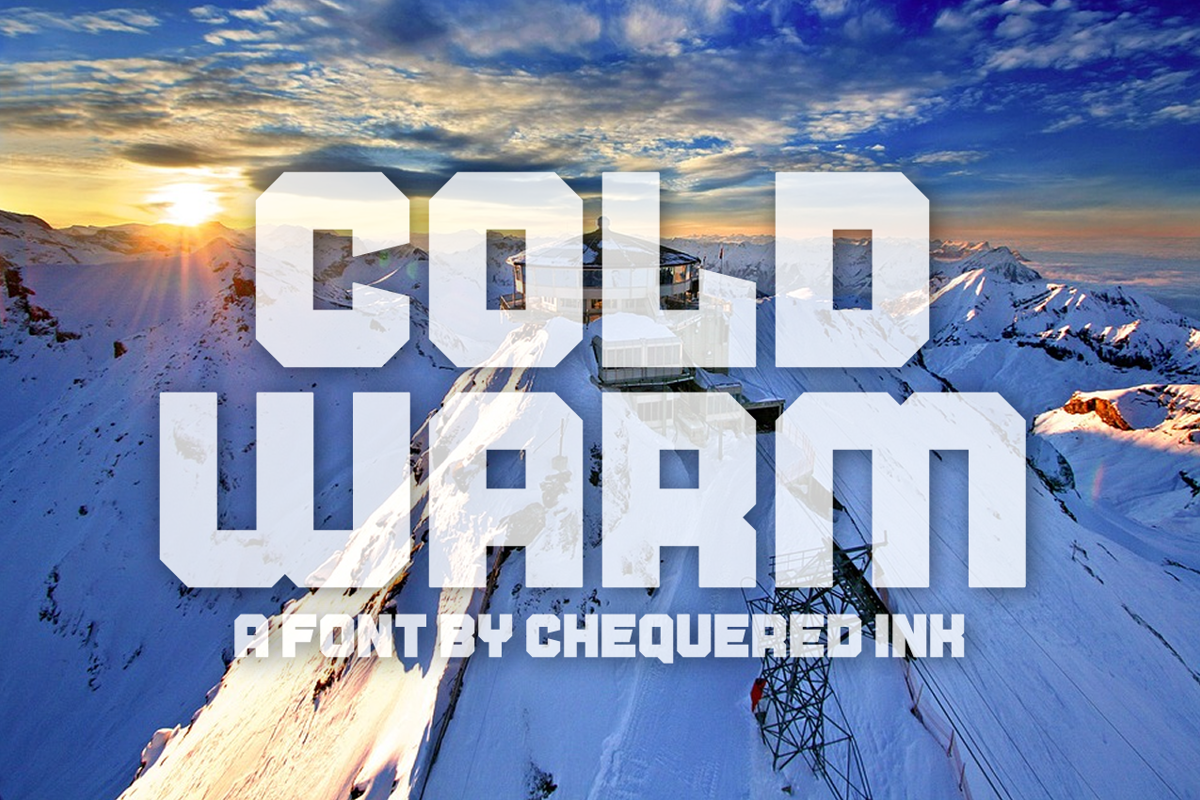 Cold Warm Font | Chequered Ink | FontSpace