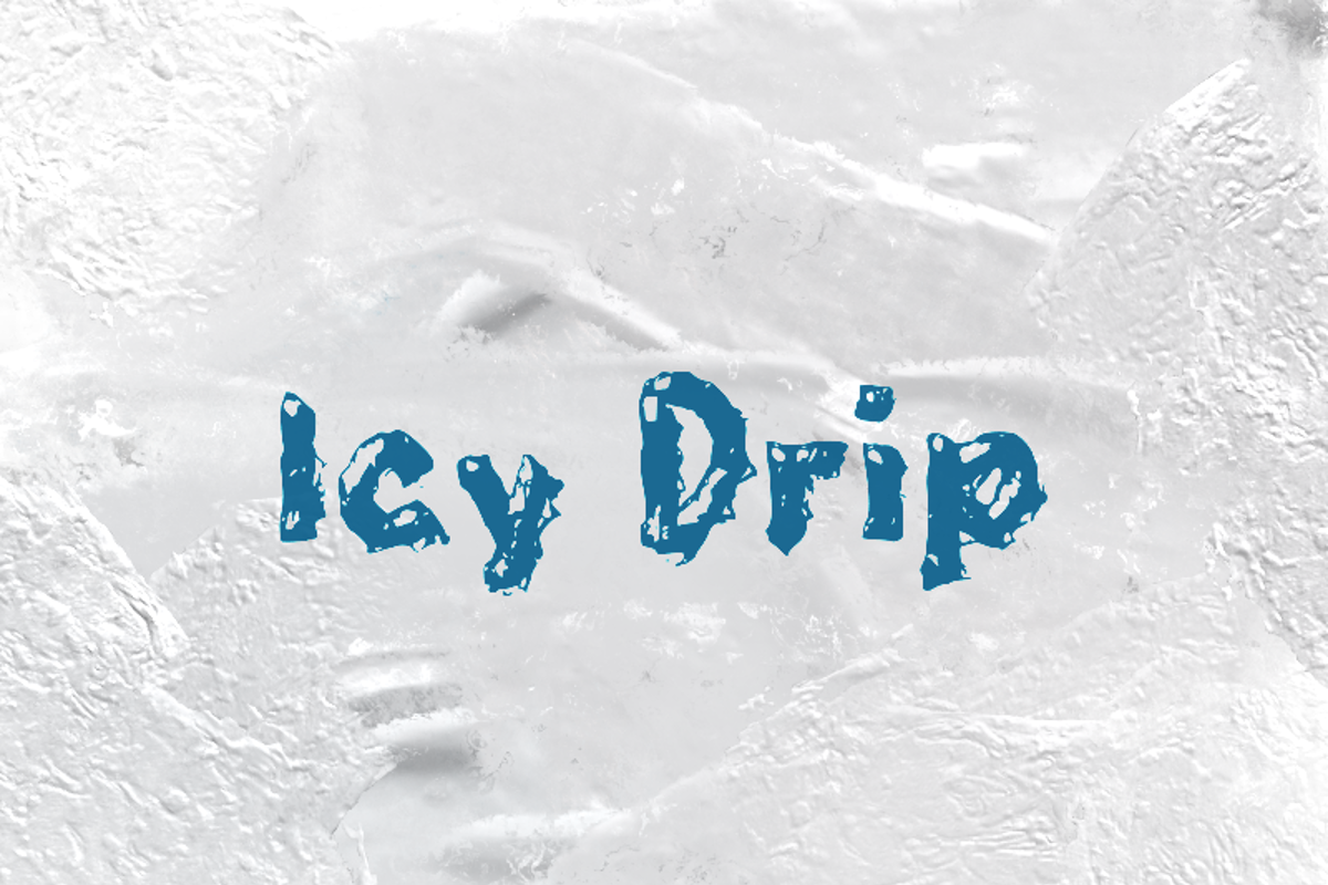 I Icy Drip Font - Free Download