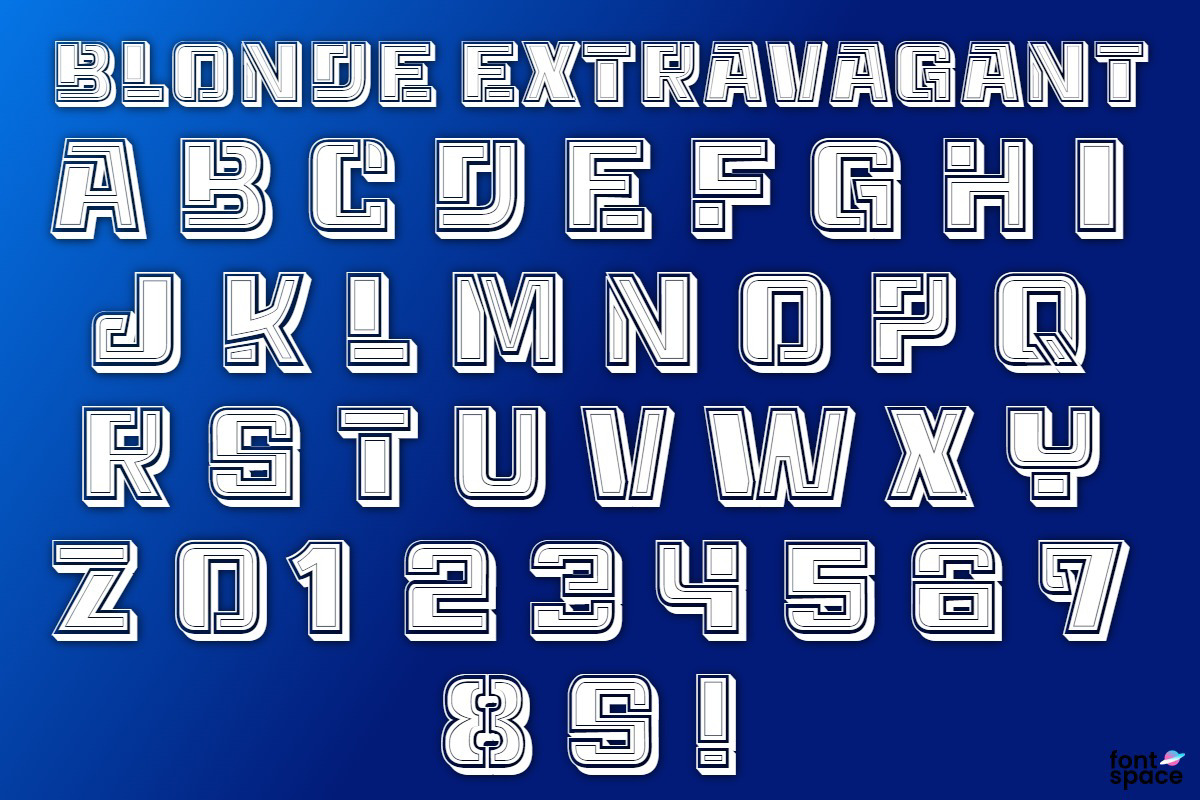 Blonde Font | Vladimir Nikolic | FontSpace