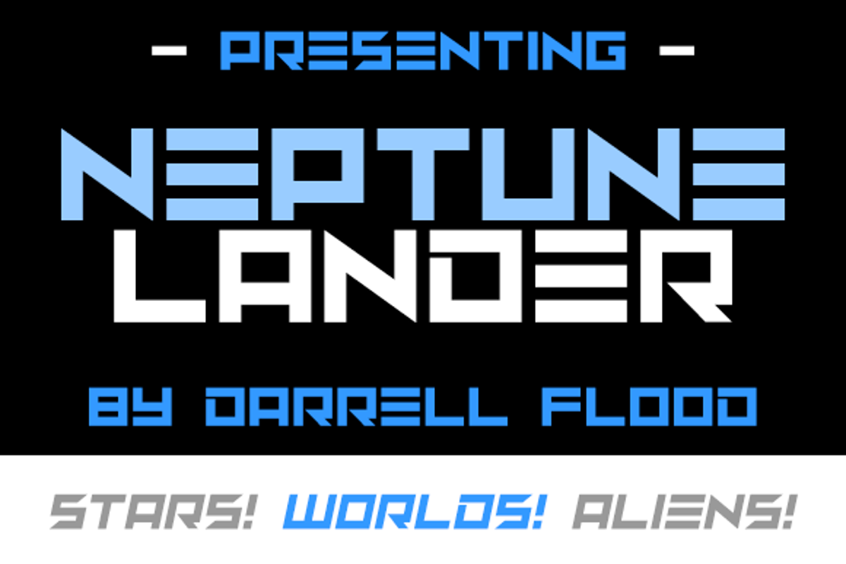 Neptune Lander Font | HAWTPIXEL - Darrell Flood | FontSpace