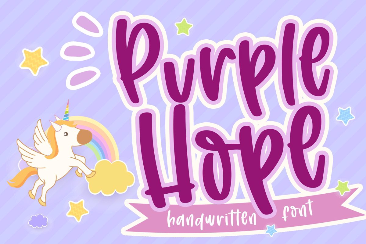 Purple Hope Font | Dmletter studio | FontSpace