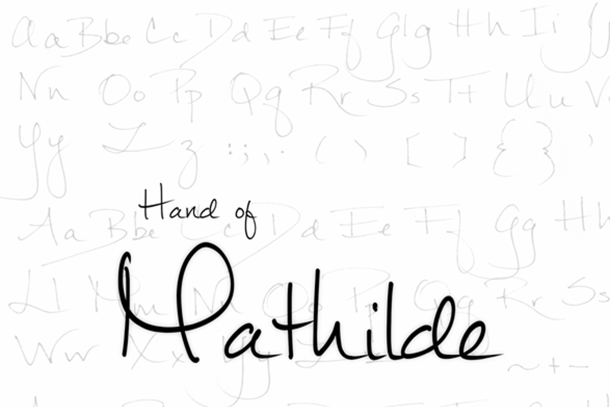 Mathilde Font - Free Download