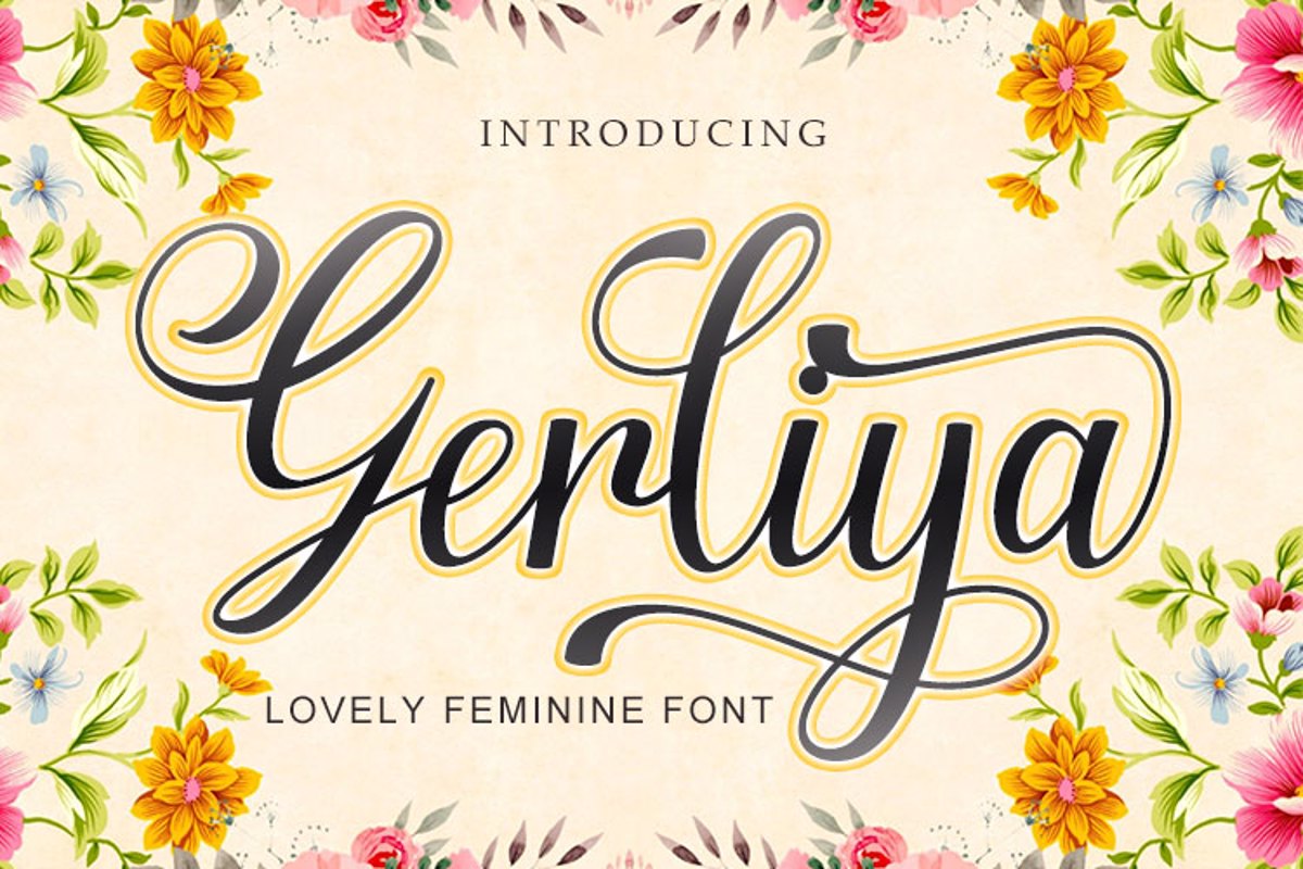 Gerliya Font | YonTypeStudio Co | FontSpace