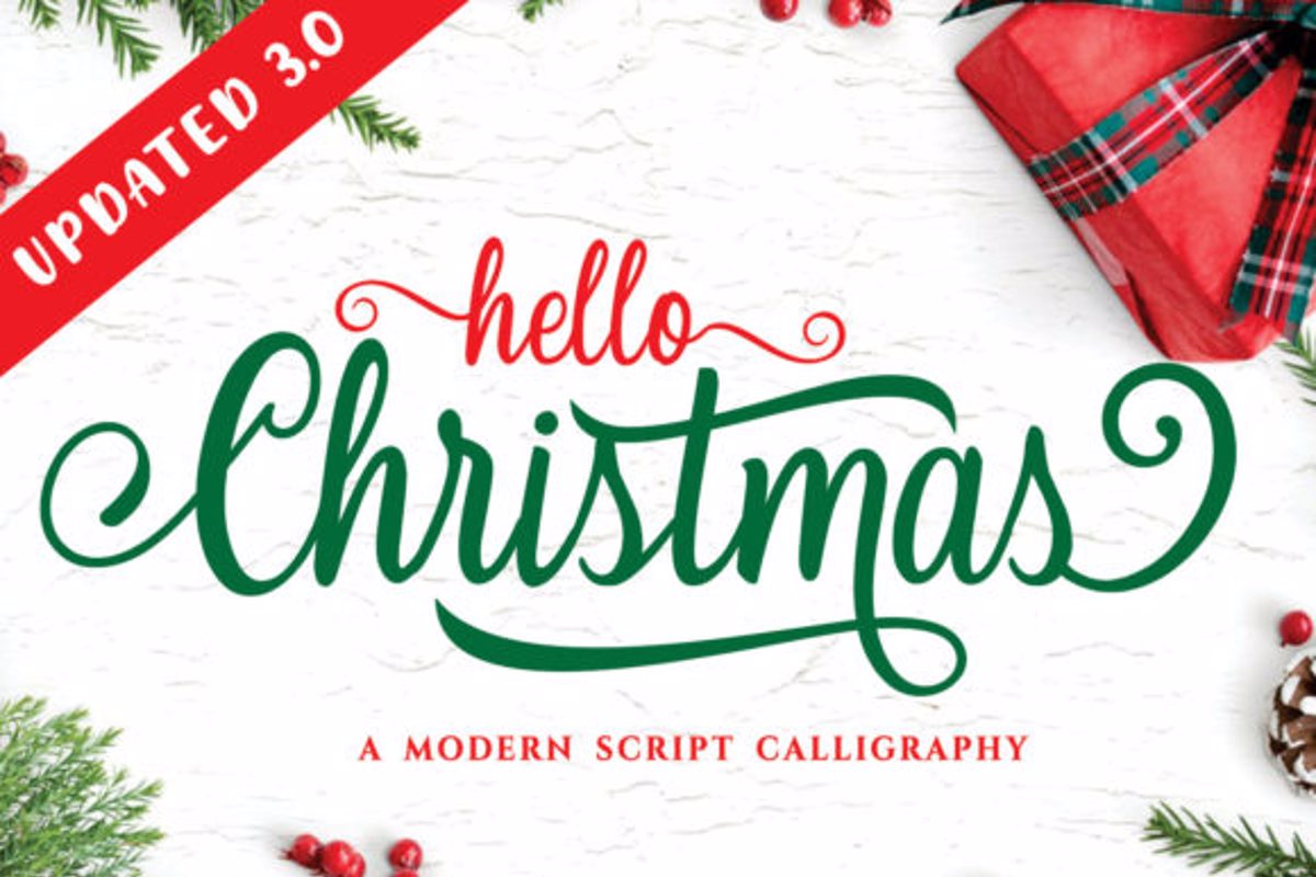 Christmas Font | Girinesia | FontSpace
