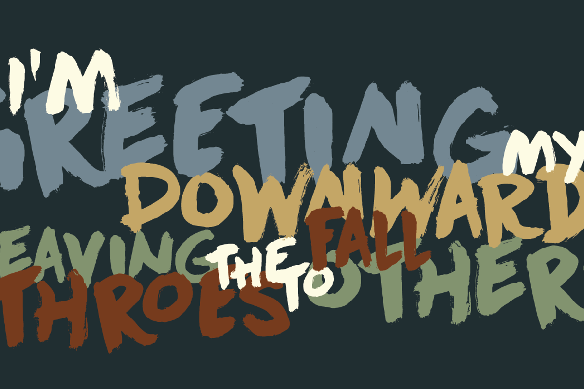 DK Downward Fall Font - Free Download
