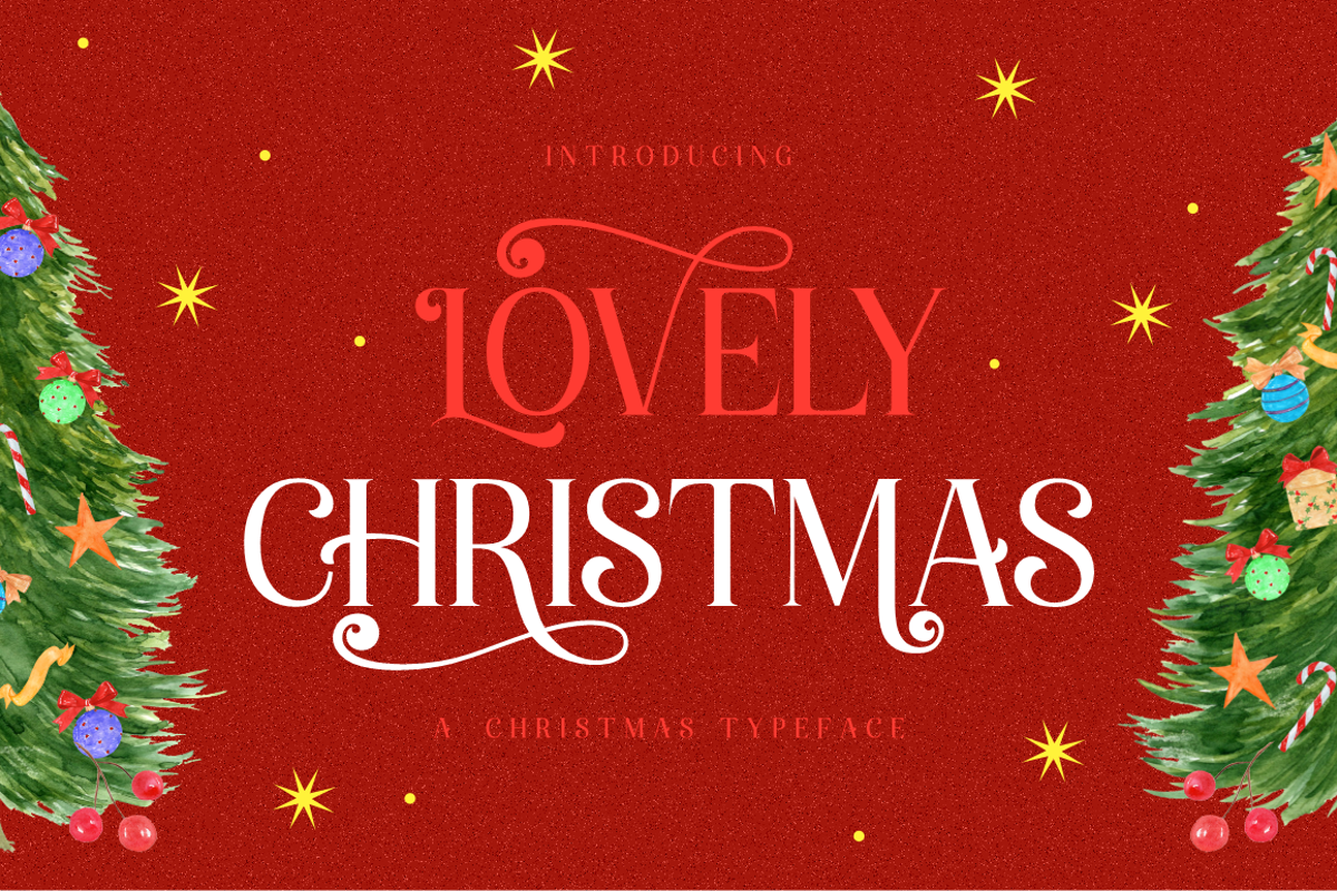 Lovely Christmas Font | ReyreyBlue | FontSpace