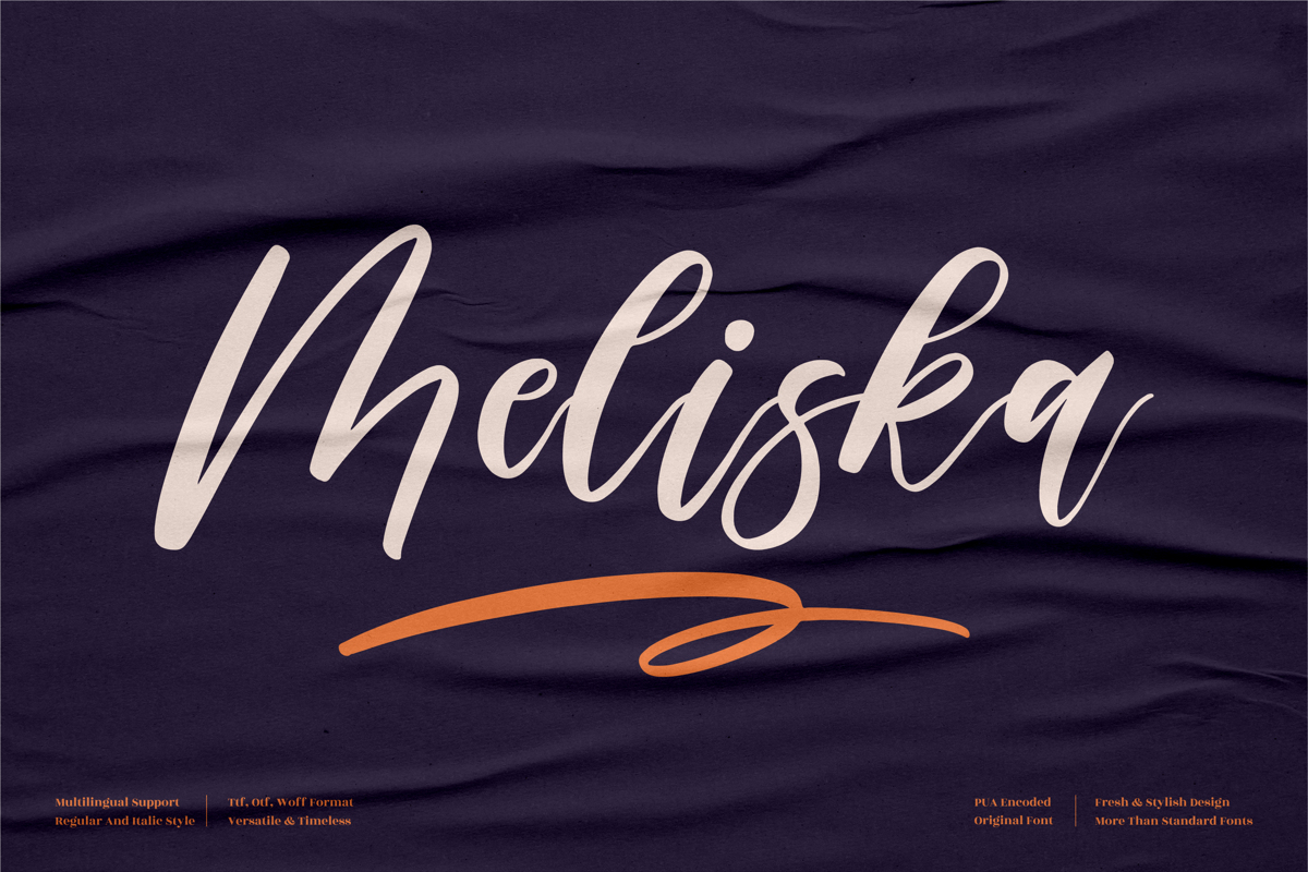 Meliska Font | Perspectype Studio | FontSpace