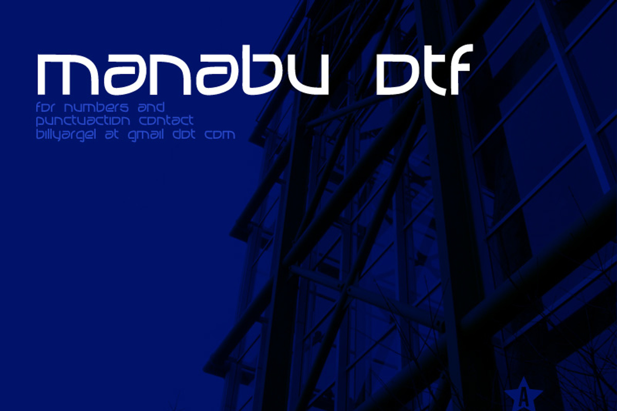 MANABU Font | Billy Argel Fonts | FontSpace
