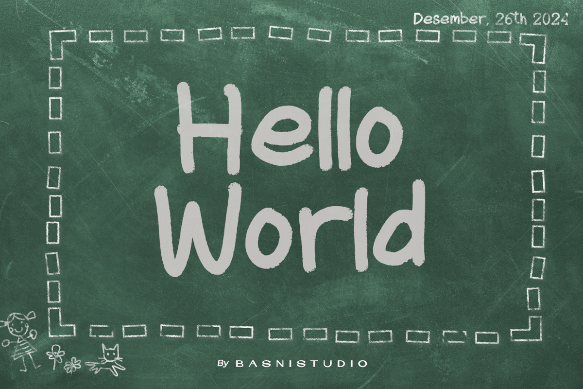 Hello World Font - Free Download
