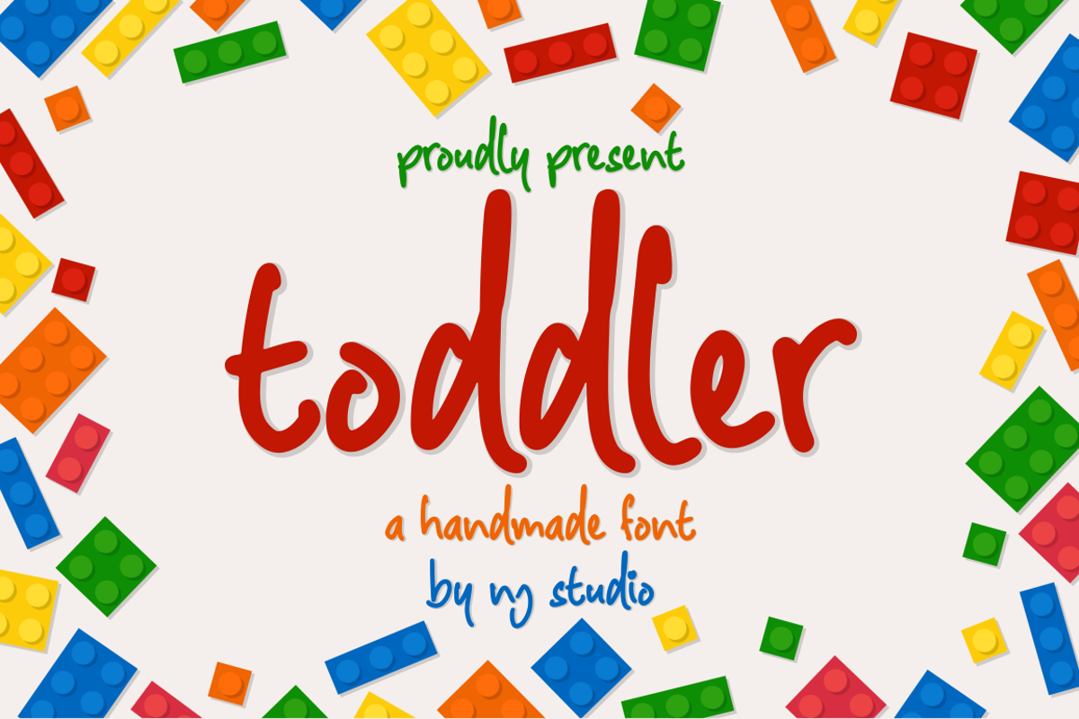 Toddler Font | NJ Studio | FontSpace