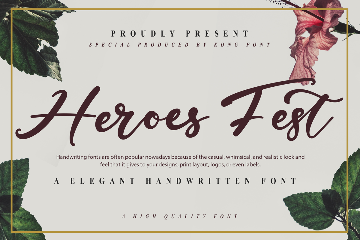 Heroes Fest Font | Fontkong | FontSpace