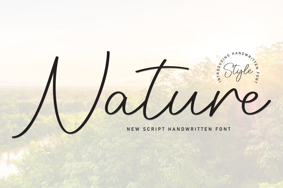 Nature Font - Free Download
