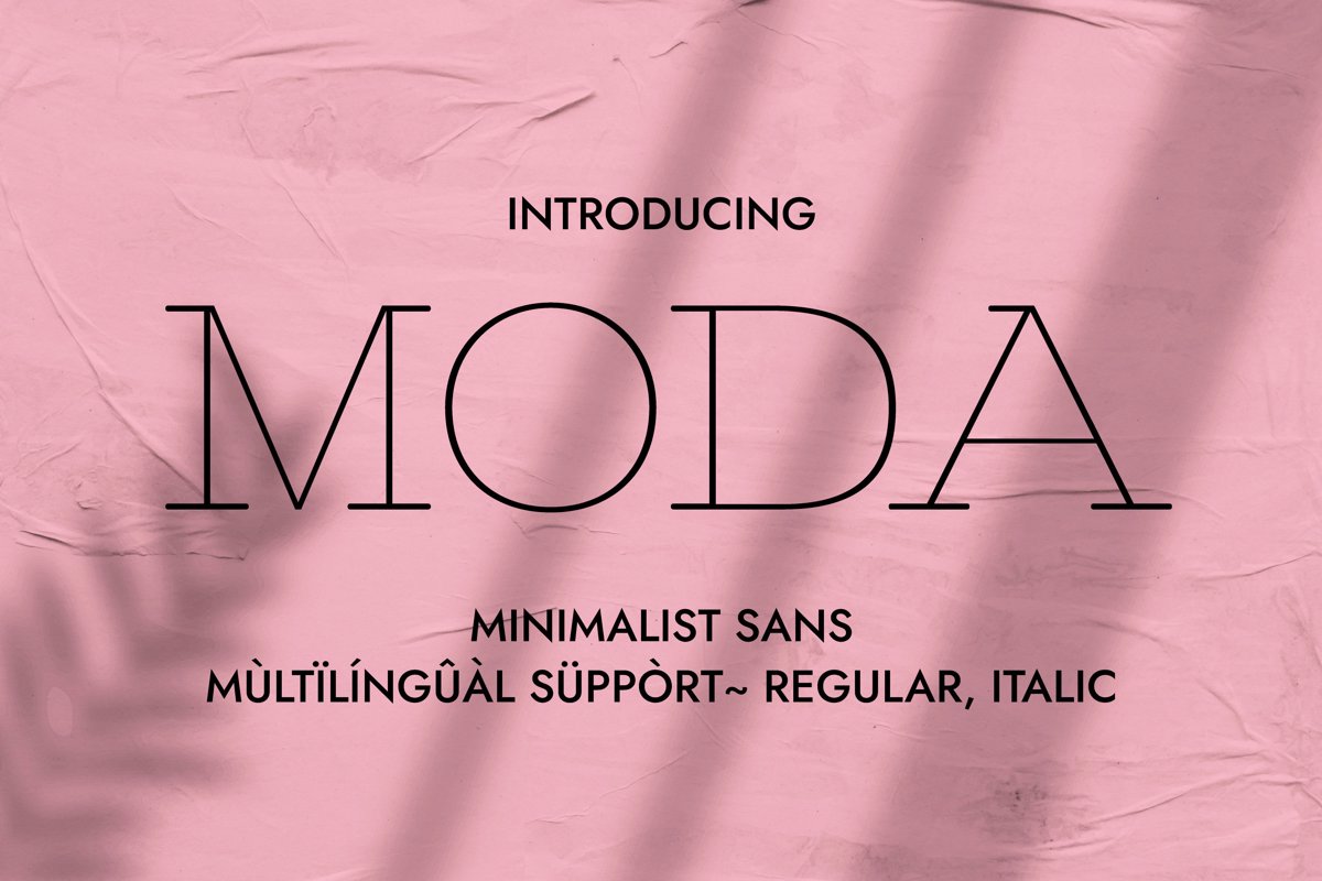 MODA Font - Free Download