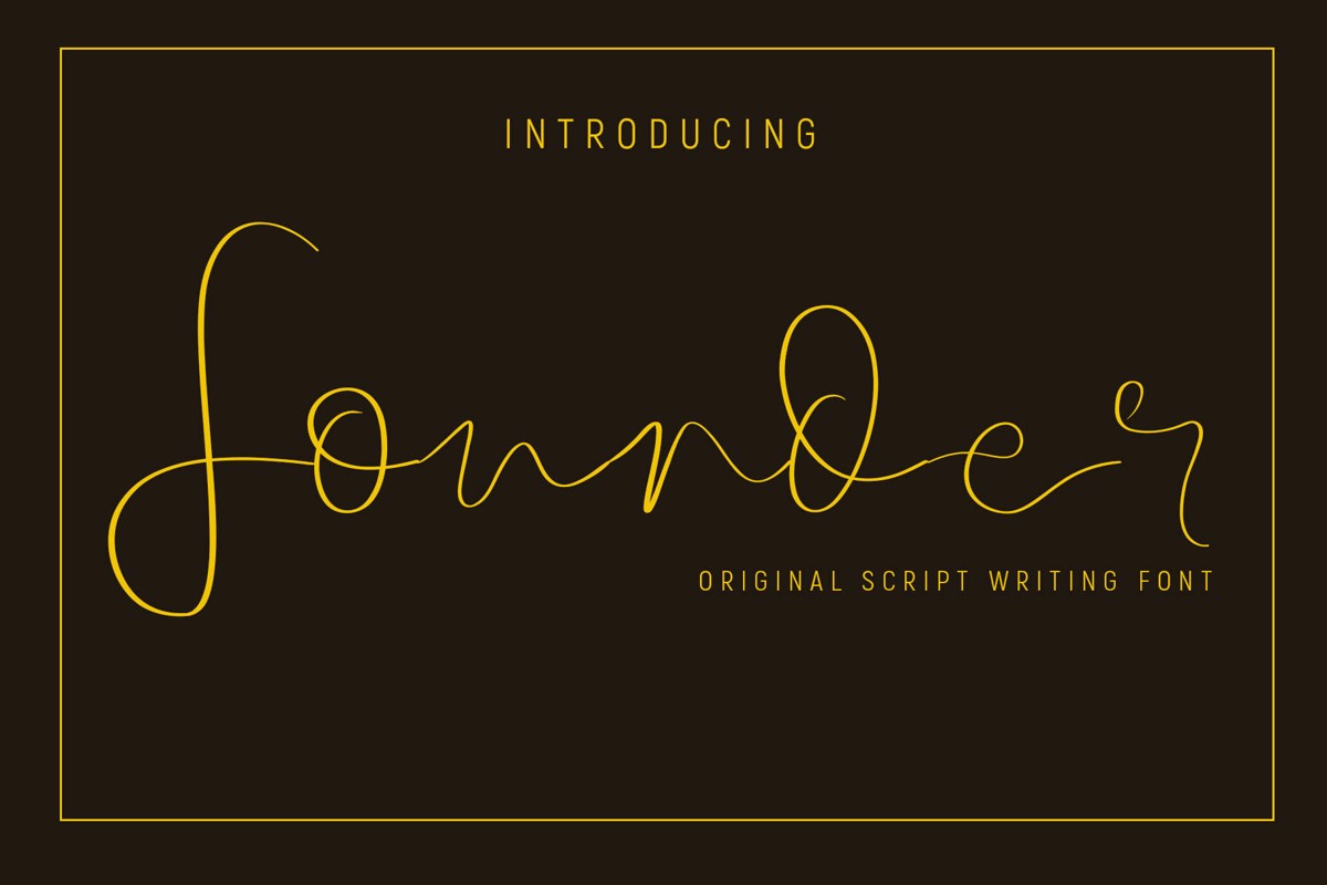 Founder Font | LetterStock Std | FontSpace