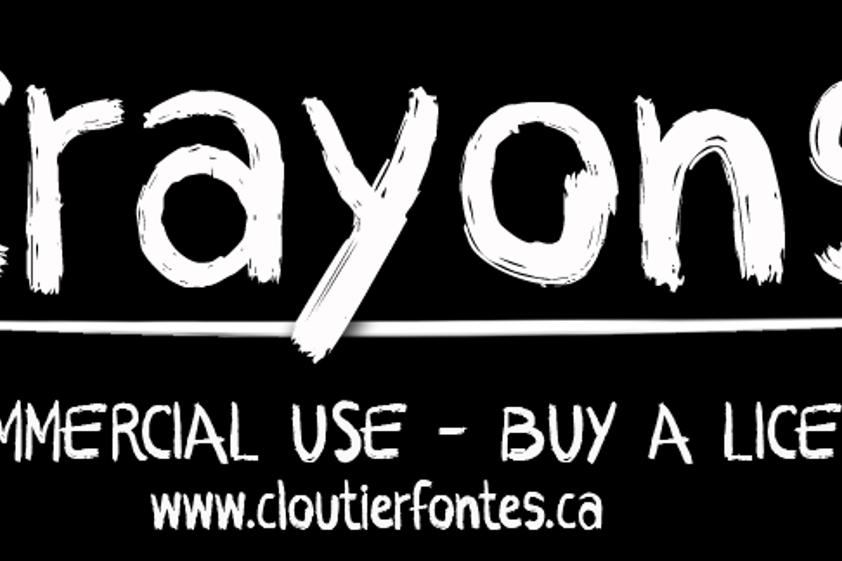 CF Crayons Font - Free Download