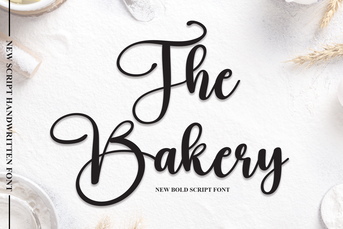 The Bakery Font - Free Download