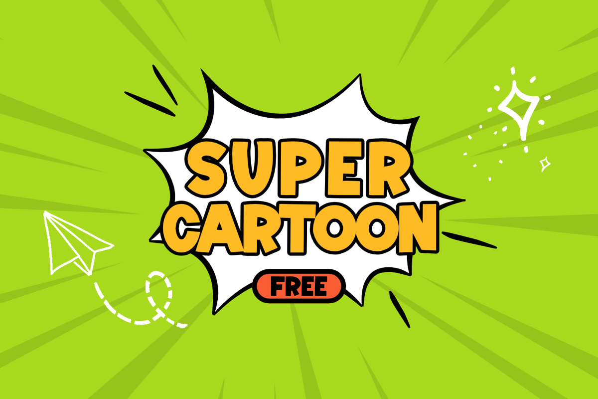Super Cartoon Font - Free Download