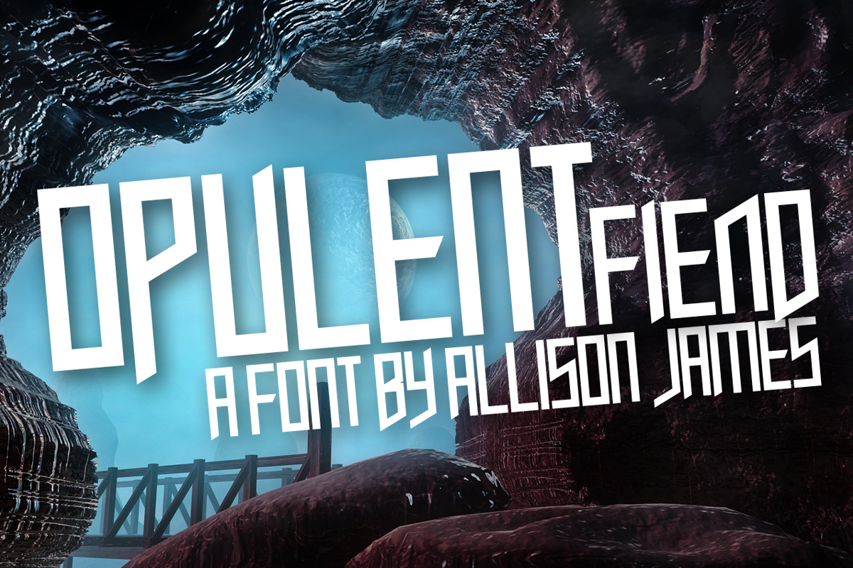 Opulent Fiend Font | Chequered Ink | FontSpace