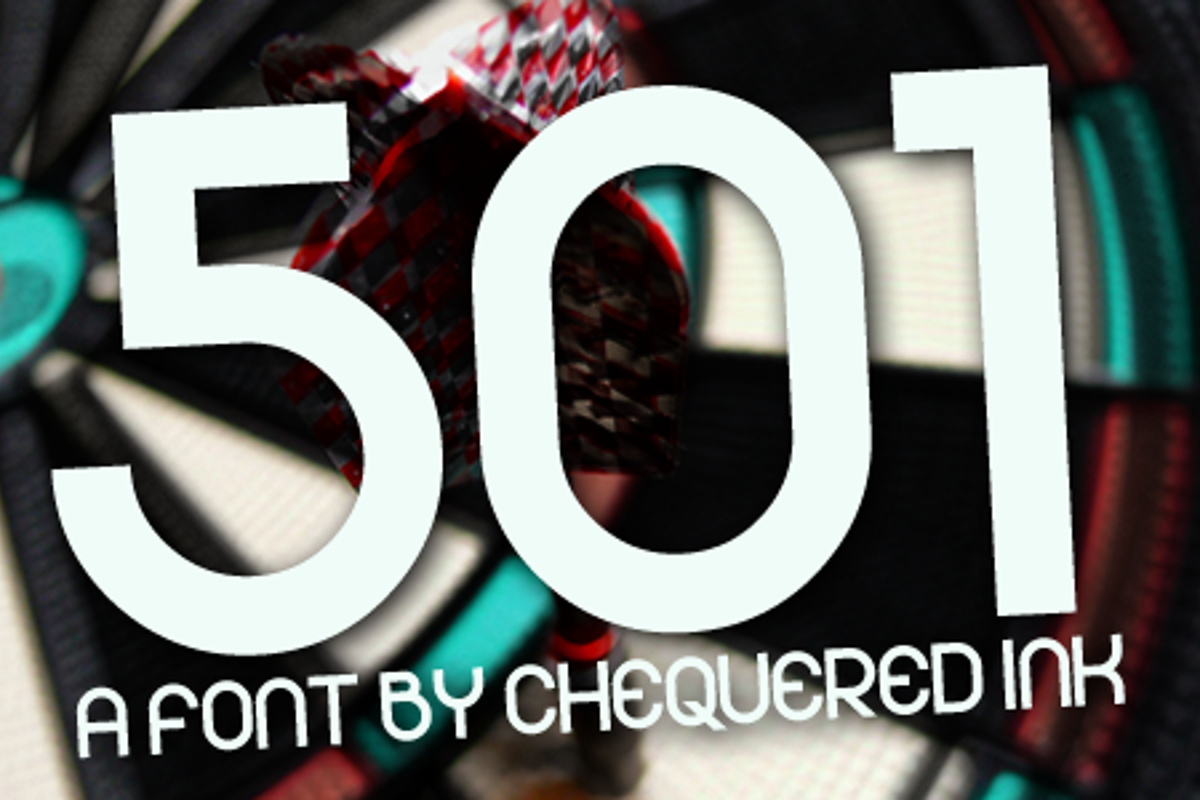 501 Font | Chequered Ink | FontSpace