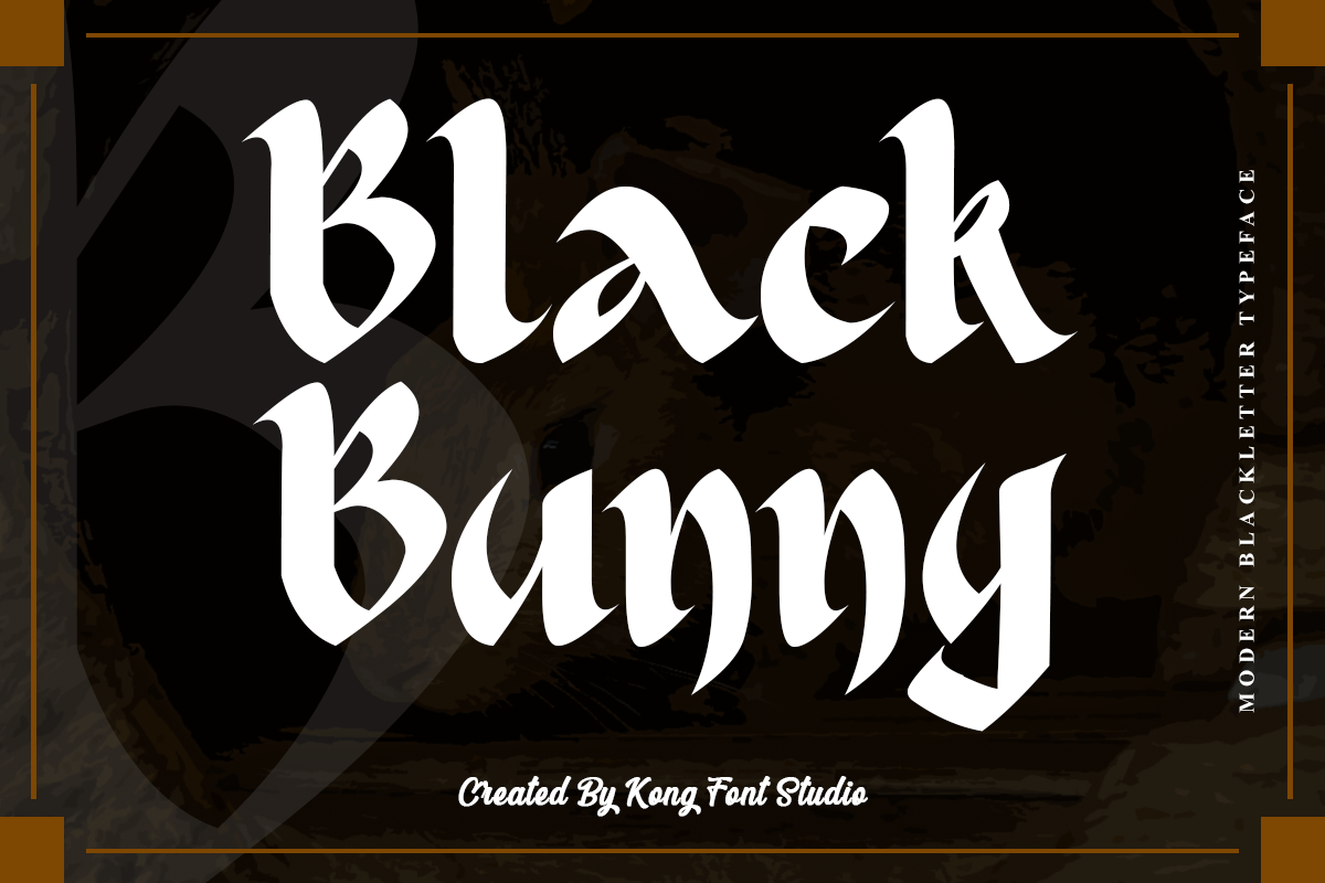 Black Bunny Font | Fontkong | FontSpace