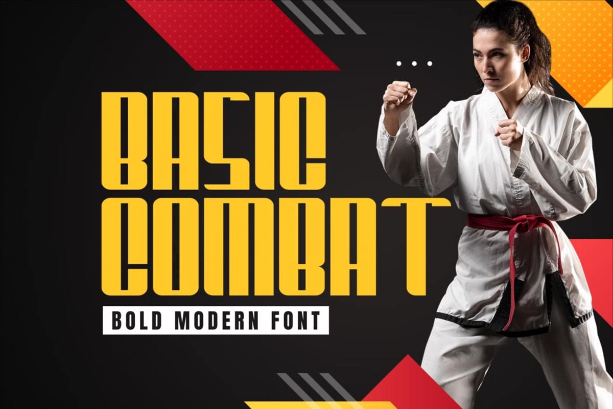 BASIC COMBAT Font | Nomlimofont | FontSpace