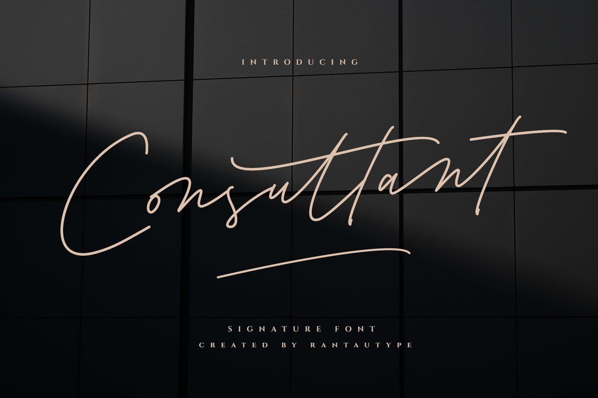 Consultant Font | Rantautype | FontSpace