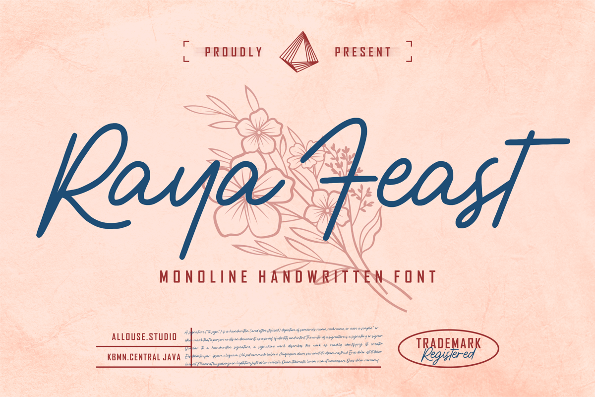 Raya Feast Font - Free Download