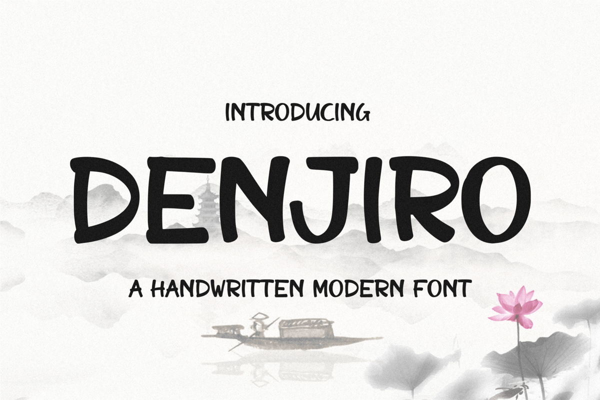 Denjiro Font | qwrtype_foundry | FontSpace