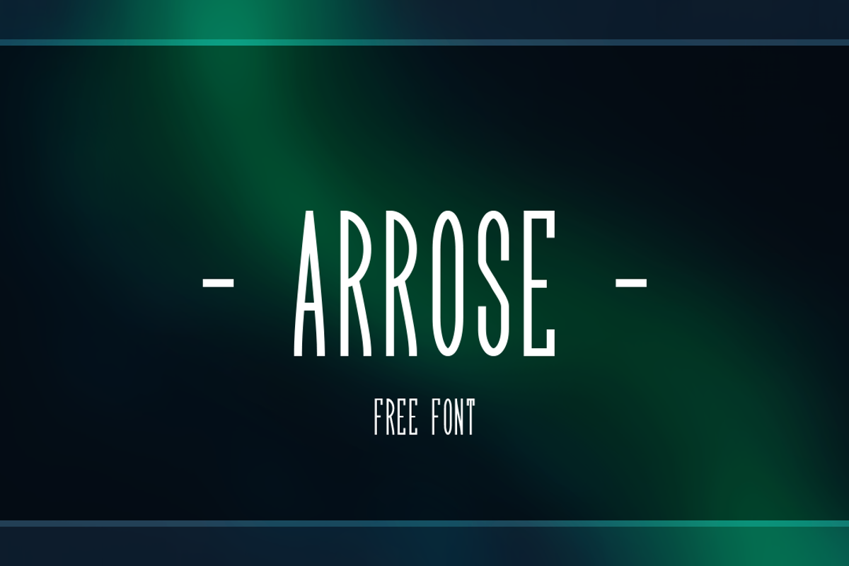 ARROSE Font | GGBotNet | FontSpace