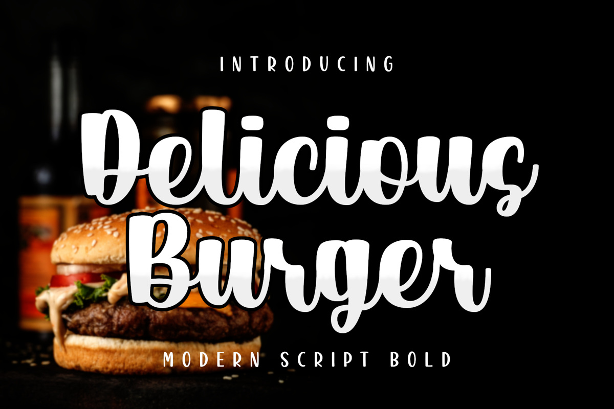 Delicious Burger Font | AV Type | FontSpace