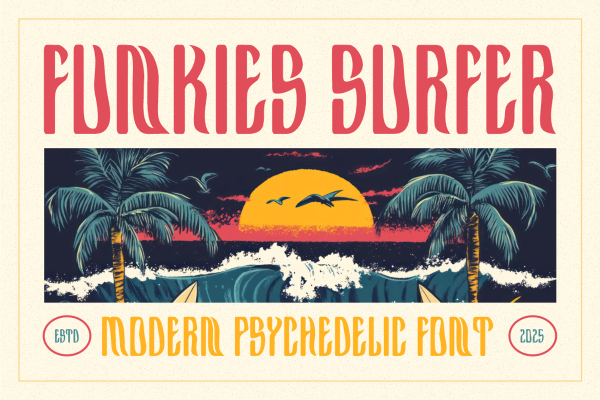 Funkies Surfer Font - Free Download