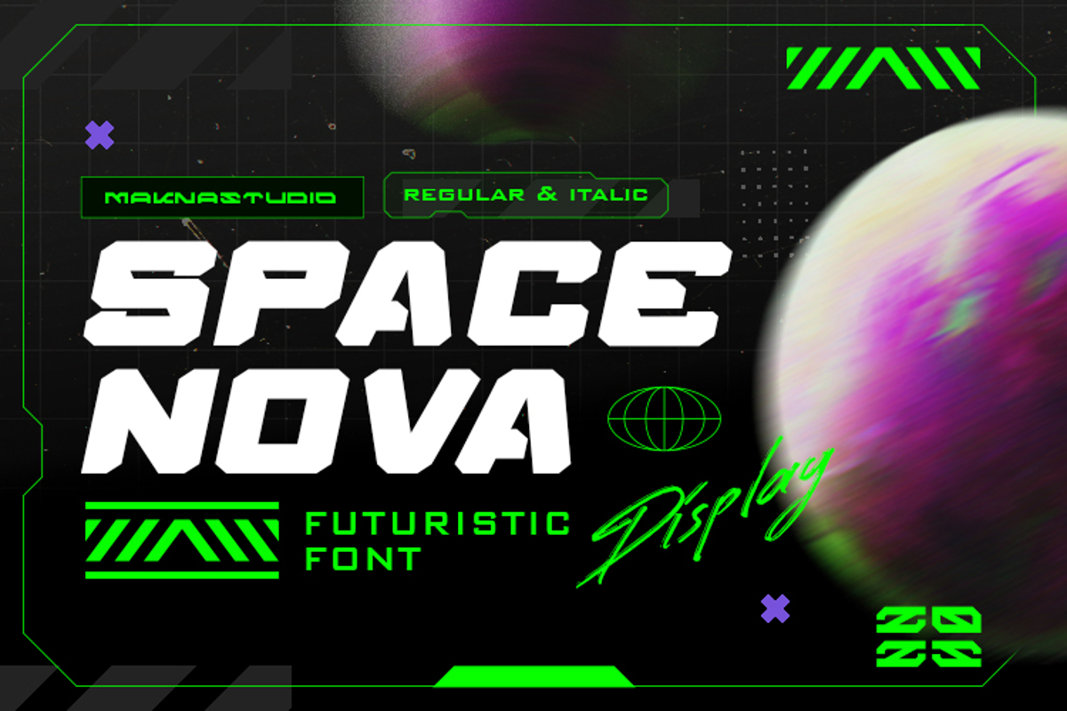 SPACE NOVA Font - Free Download