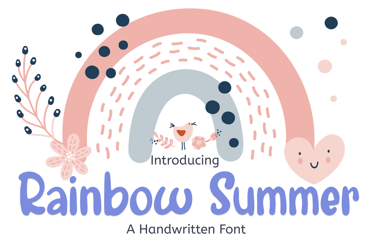 Rainbow Summer Font - Free Download