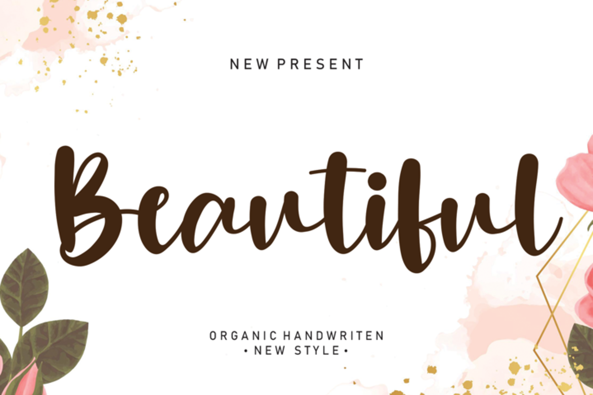 Beautiful Font | scratchones_creative | FontSpace