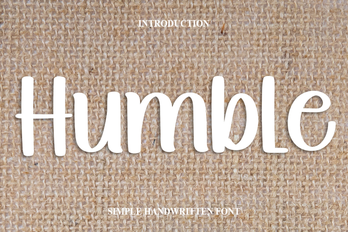 Humble Font | FreshTypeINK | FontSpace