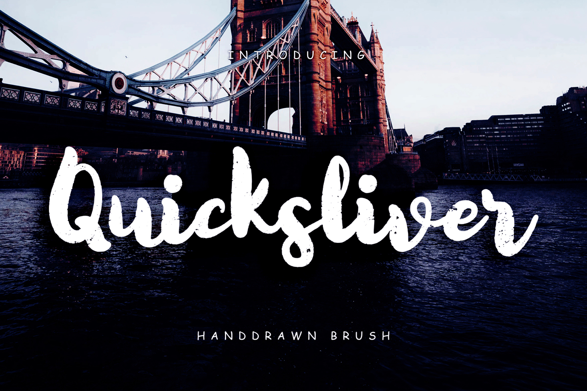 Quicksliver Font | Creatype Studio | FontSpace