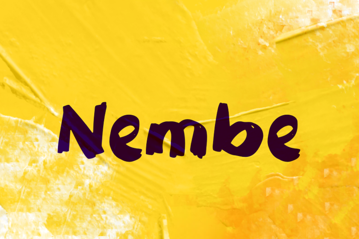 N Nembe Font | wepfont | FontSpace