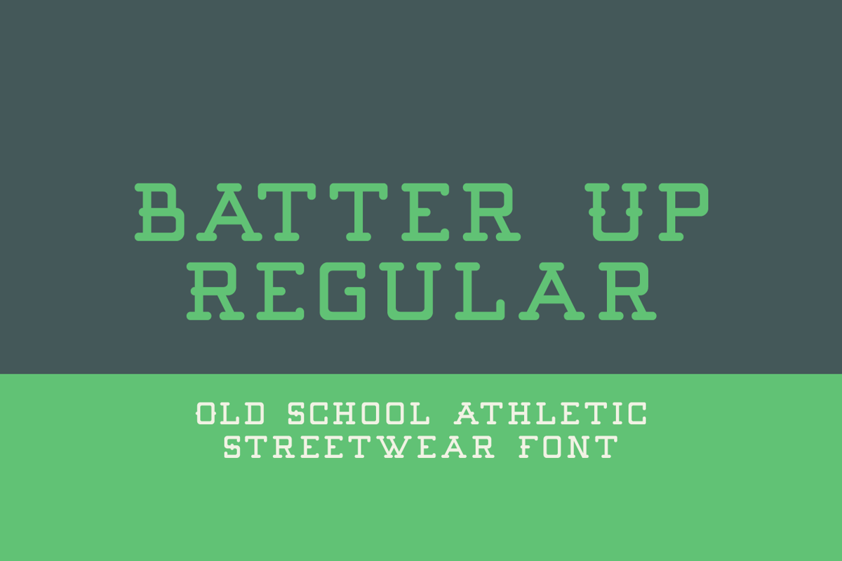 Batter Up Font | Out Of Step Font Company | FontSpace