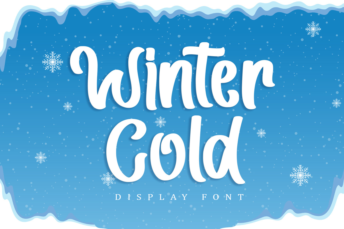 Winter Cold Font | Sakha Design | FontSpace