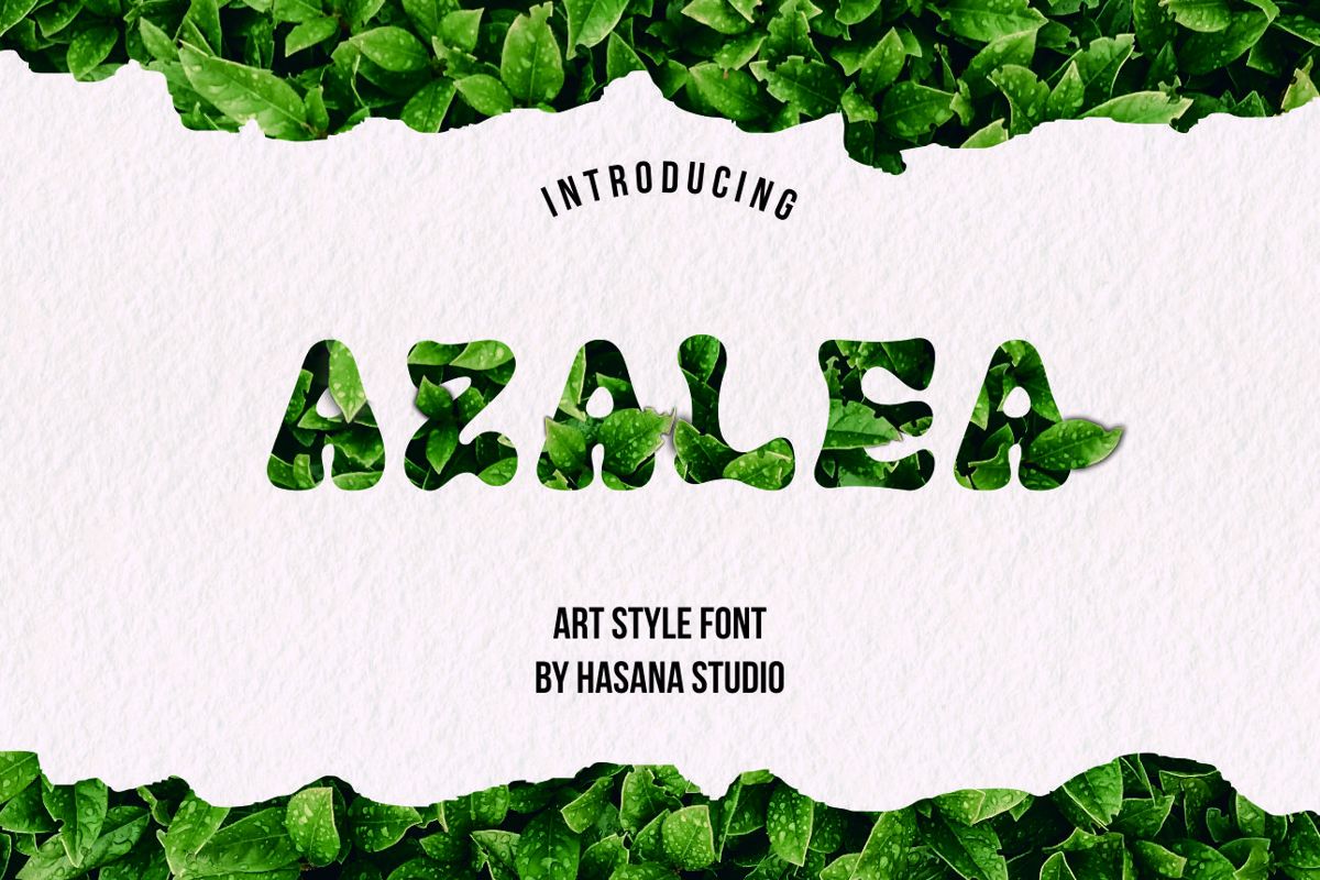 Azalea Font | glyph house | FontSpace