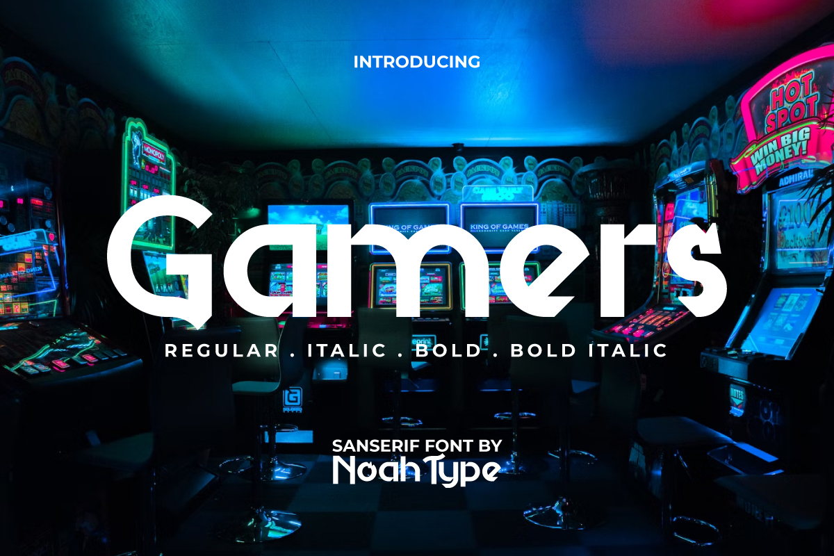 Gamers Font | noahtype | FontSpace