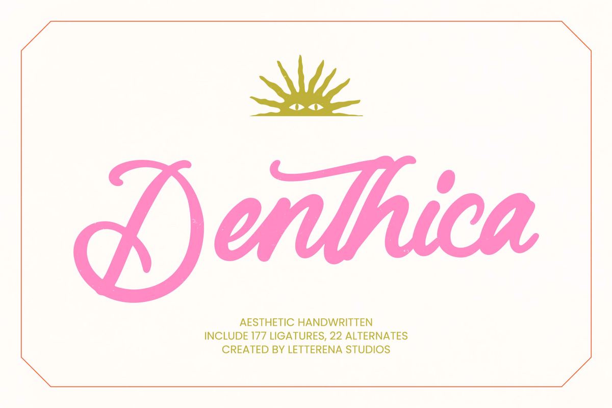 Denthica VERSION Font - Free Download