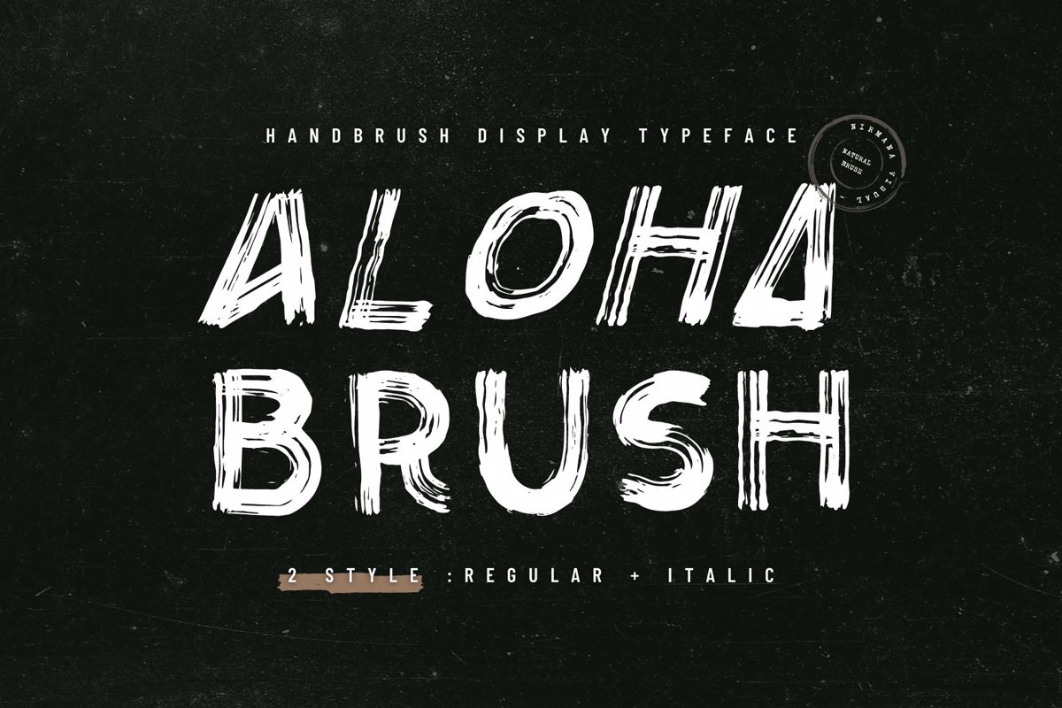 Aloha Brush Font - Free Download