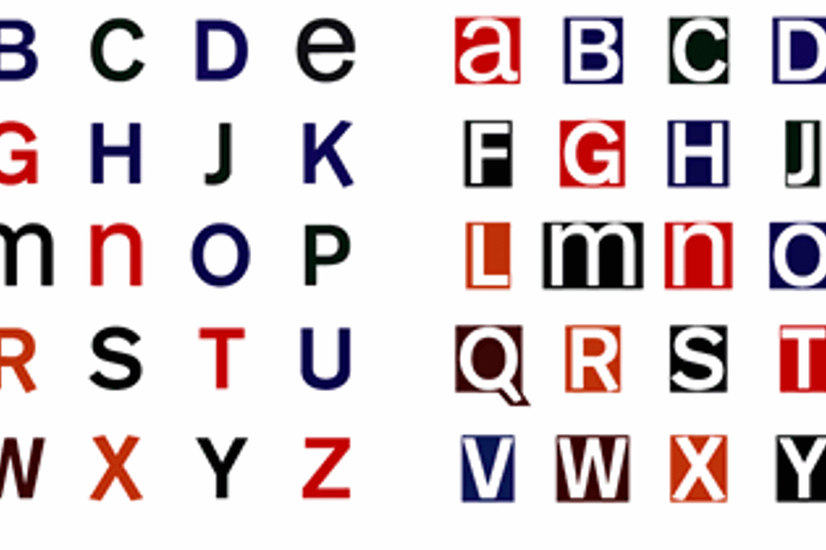 Mono Alphabet Font - Free Download