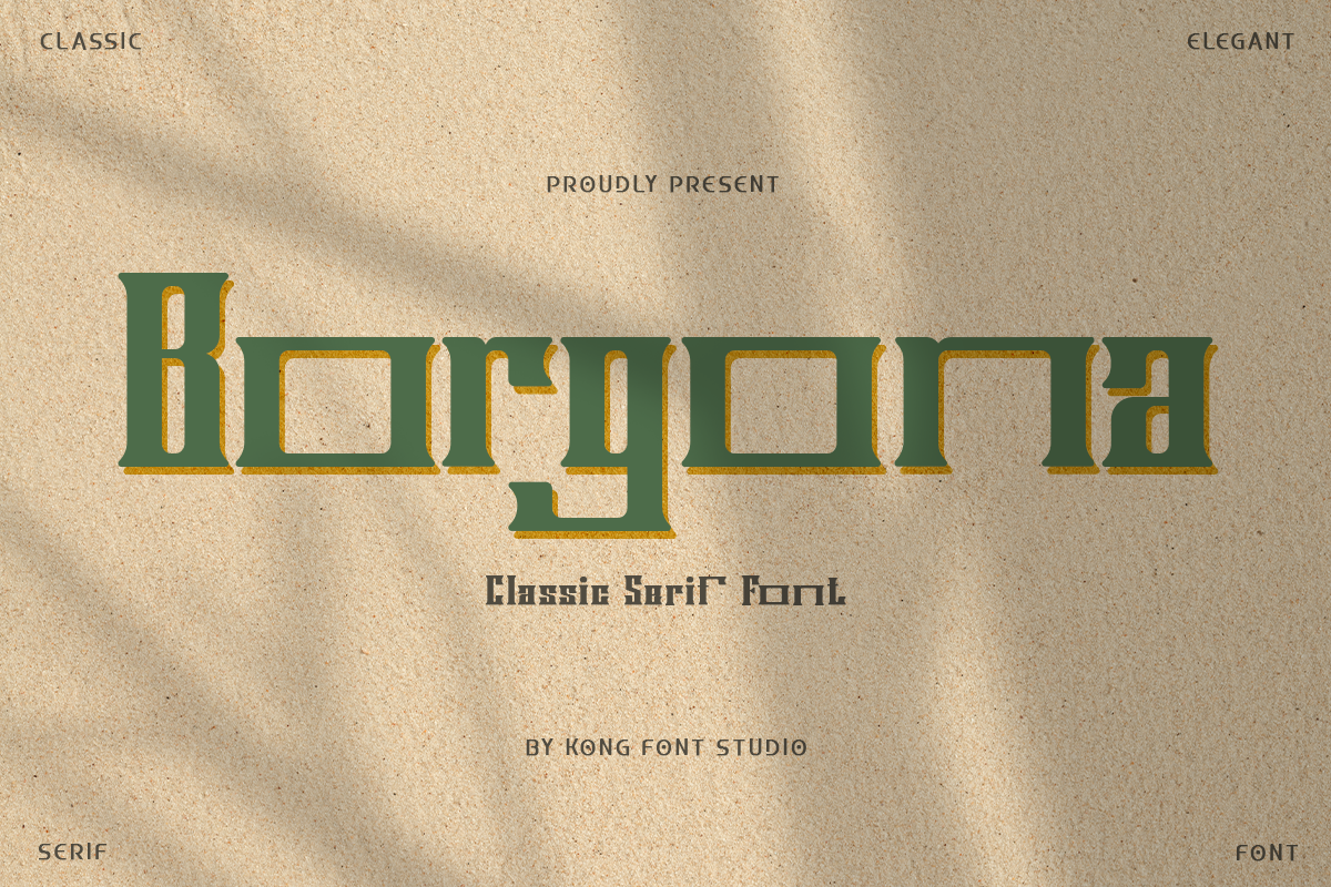 Borgona Font - Free Download