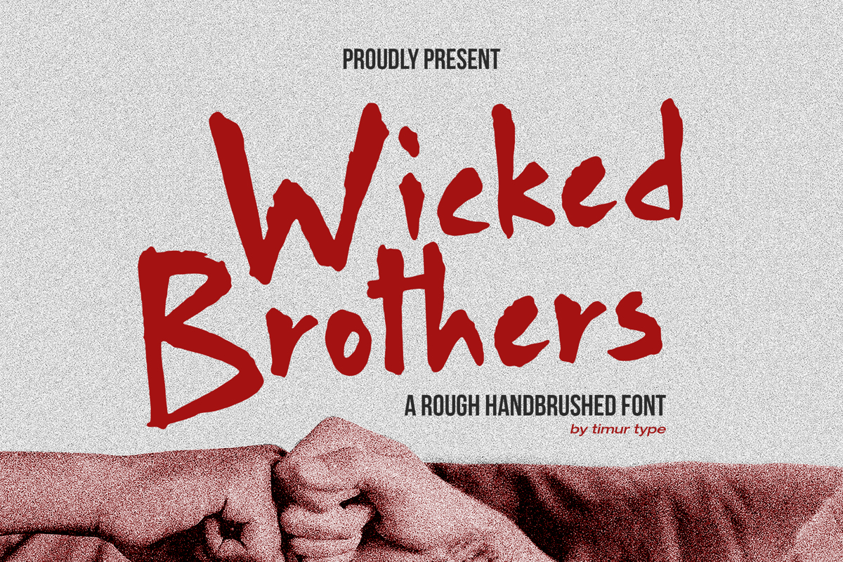 Wicked Brothers Font | Timur type | FontSpace