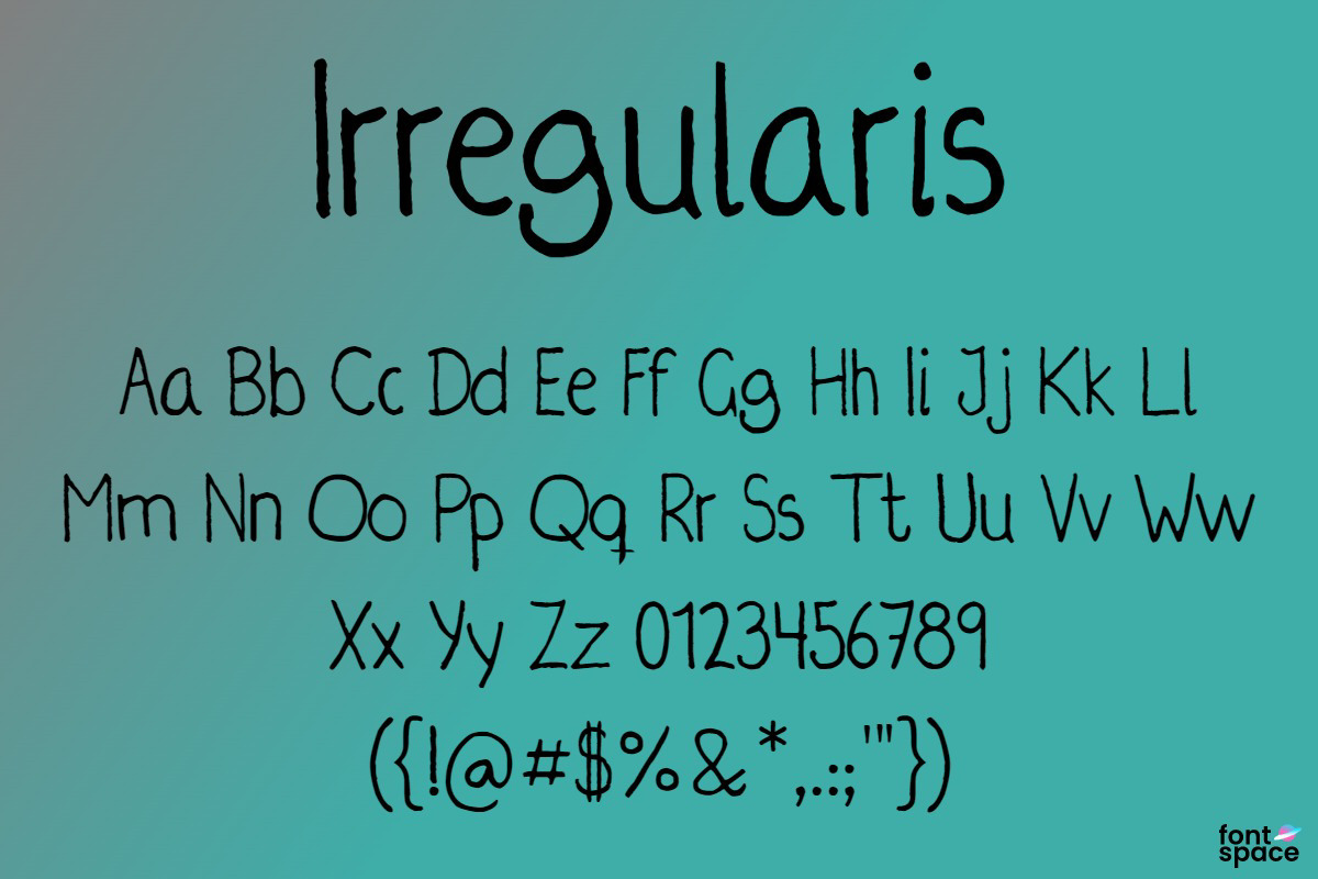 Irregularis Font - Free Download