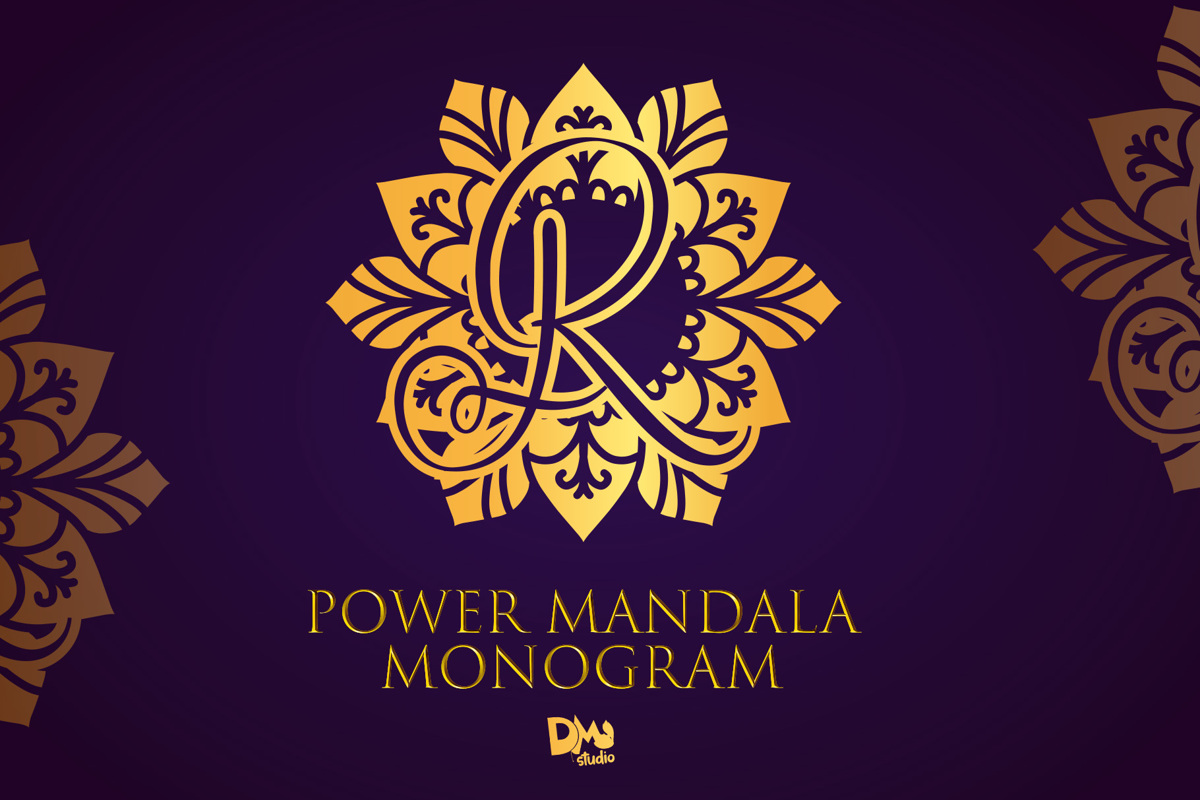 Power Mandala Monogram Font - Free Download
