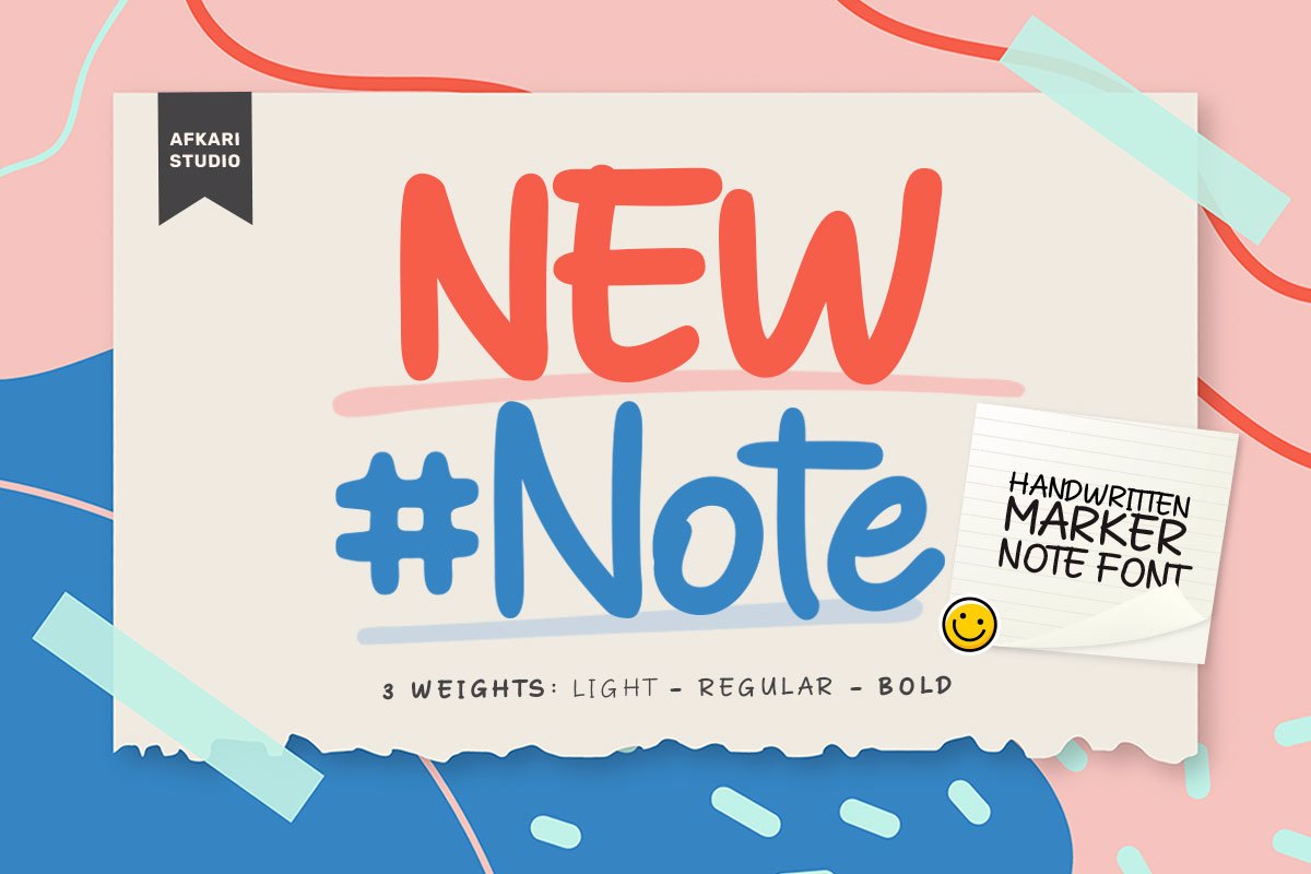 New Note Font - Free Download
